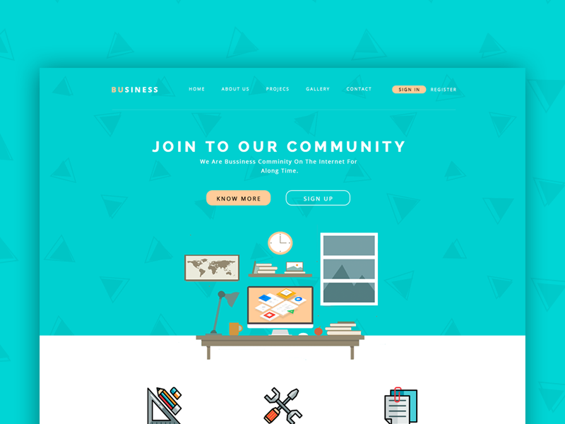 Business Community Ui Design by this is (WAHBA) on Dribbble