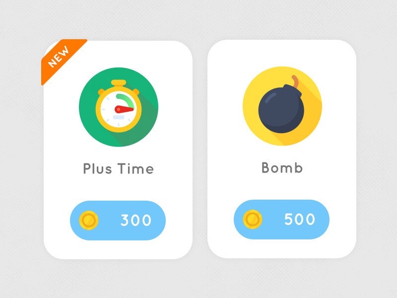 Gui Kit Simple Round Item by LAYERLAB on Dribbble