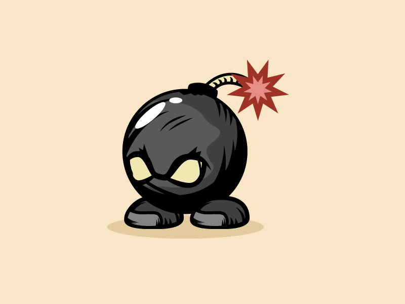 Walking Bomb Enemy Game Character GIF Animation by bevouliin on Dribbble
