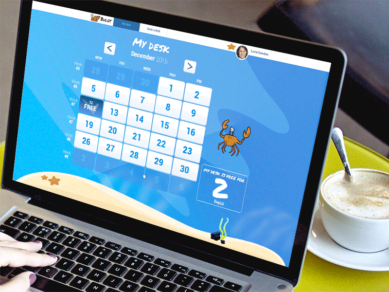 UI Calendar Animation by Quetier Francois on Dribbble