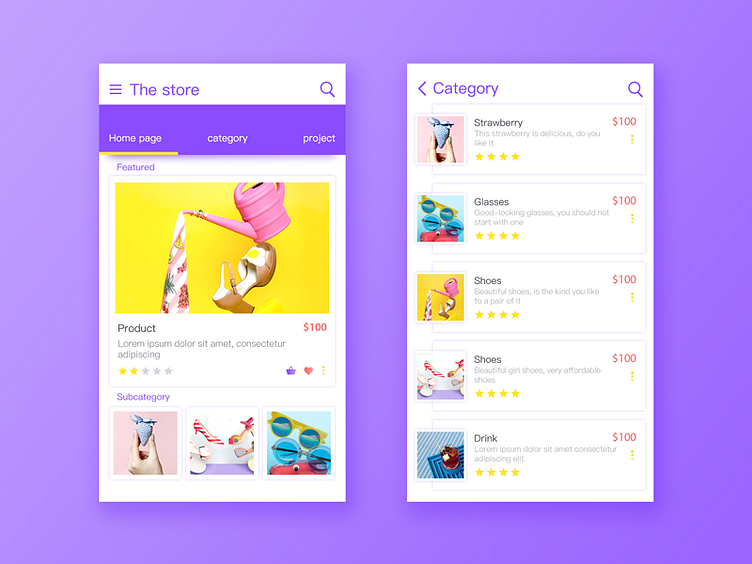 Interface exercises by 林沐夕 on Dribbble