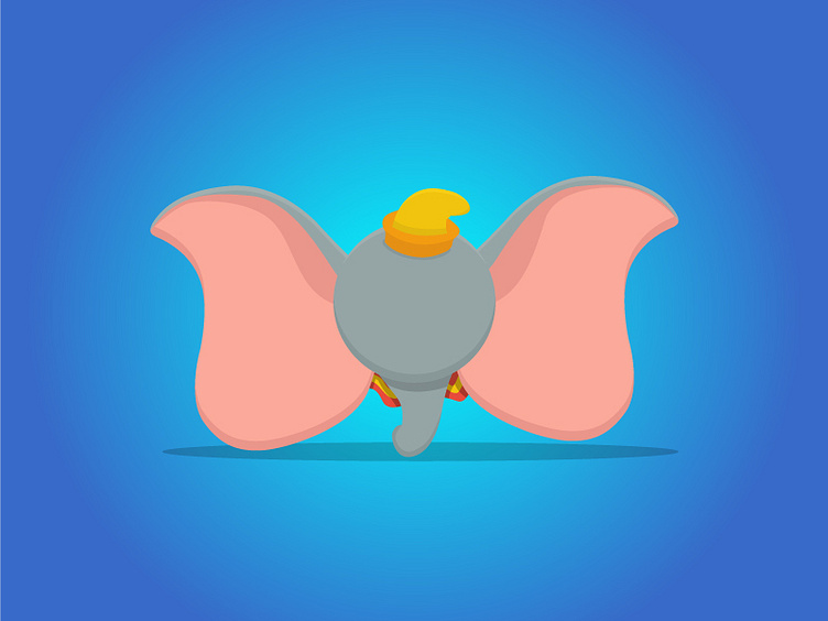 Dumbo - Daily Disney by Romain Breton on Dribbble