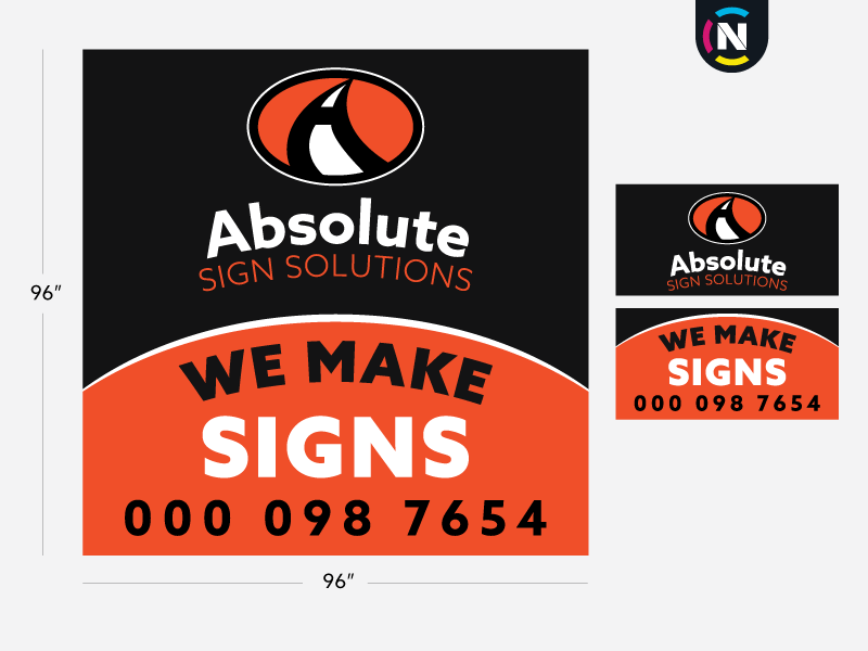 Absolute Sign Solutions Highway Sign by Chris Newell on Dribbble