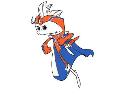 Oilers themed superhero by Darren Ward on Dribbble