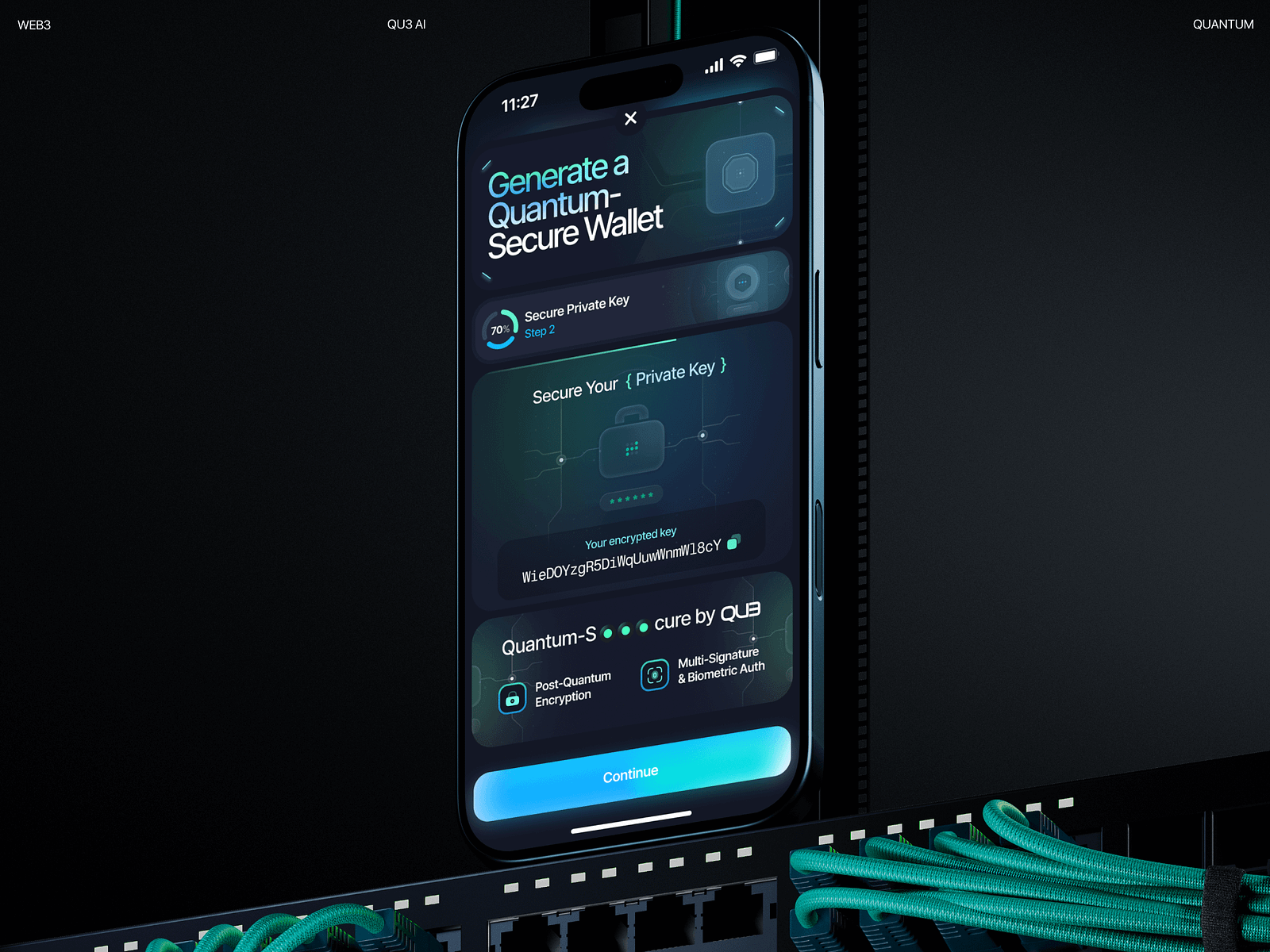 QU3: AI Generate a Quantum-Secure Wallet by Vlad Goncharov for ... QU3: AI Generate a Quantum-Secure Wallet by Vlad Goncharov for ...