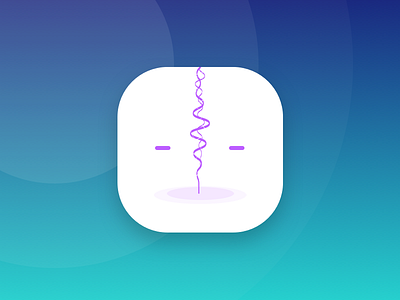 E-wave app icon by Sourav Maity on Dribbble