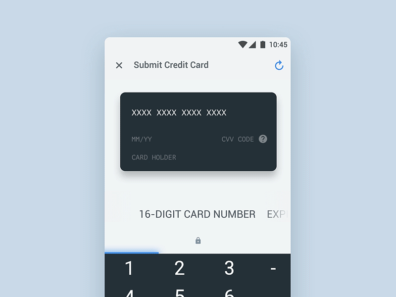 Submit Credit Card Flow - GIF Animation by Azís Pradana on Dribbble