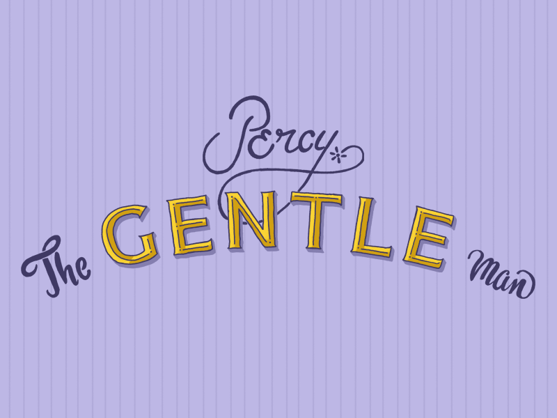 Percy Lettering by Gladys™ on Dribbble