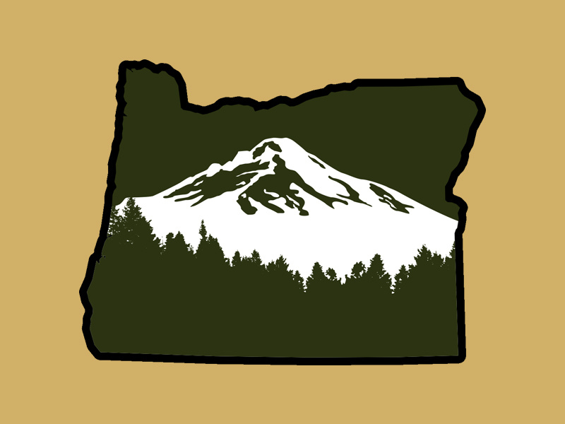 Oregon by Zach French on Dribbble