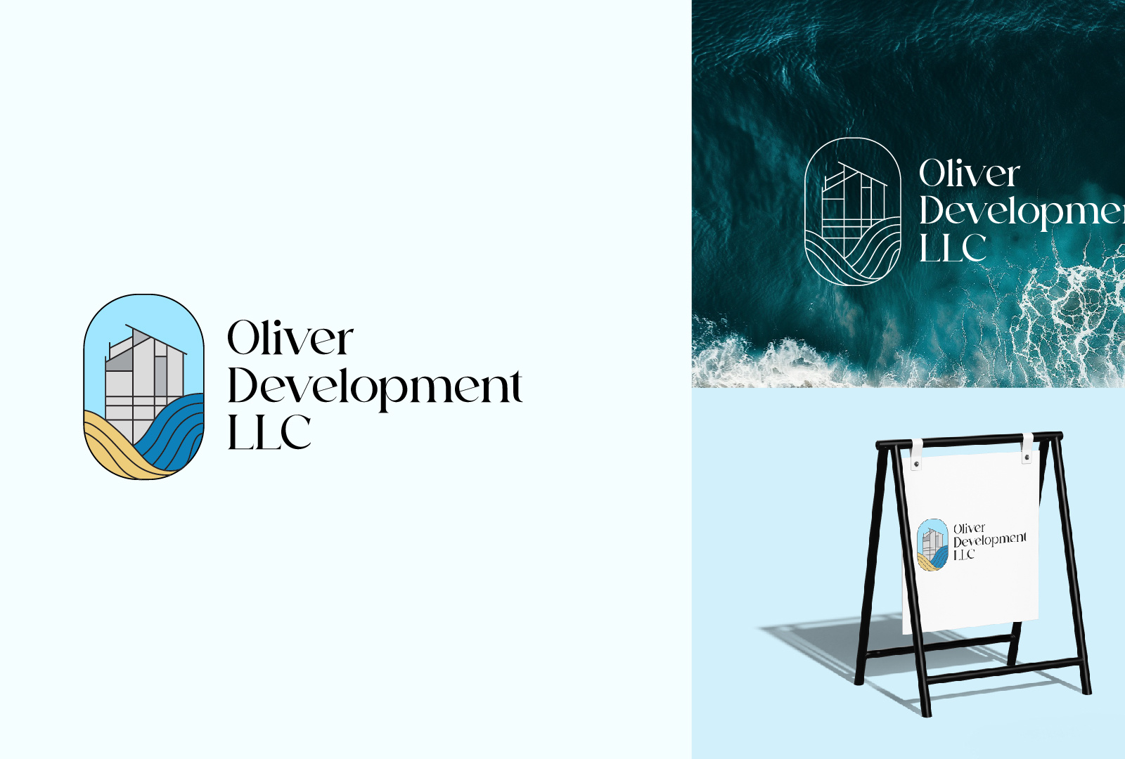 Logo Design Oliver Development LLC by Ovais Mirza on Dribbble