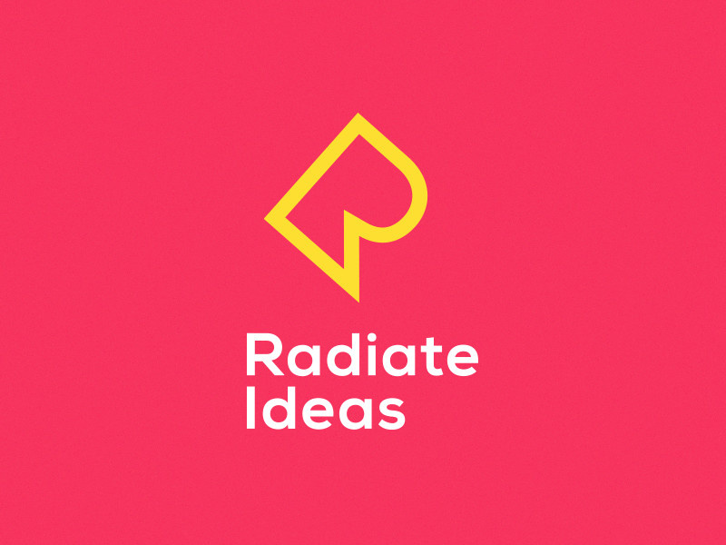 Radiate Ideas - Logo Design by Simon McCade on Dribbble