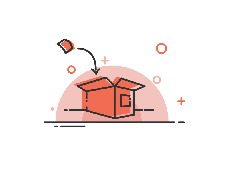 Box vector illustration by Jonathan LARRADET on Dribbble