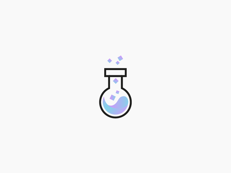 Pixel beaker by Maria Shyrokova on Dribbble
