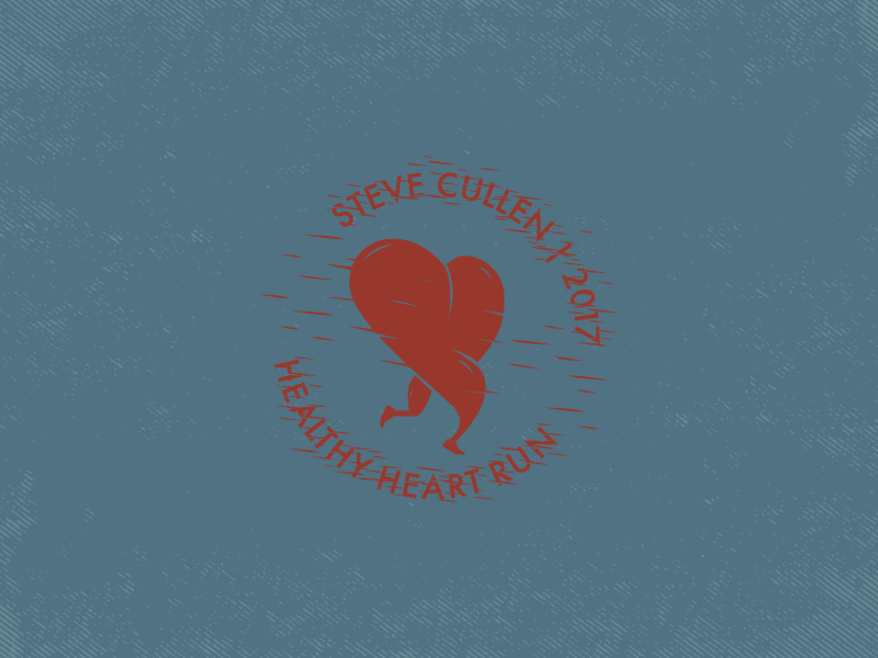 Healthy Heart Run Concept - Running Heart by Steven Rogers on Dribbble