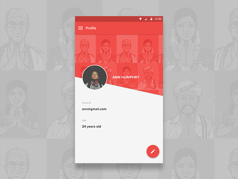 Profile Page Concept by Ramya on Dribbble