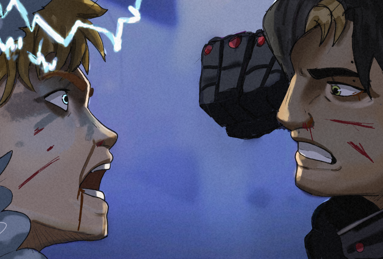 Arcane Fight Scene Recreation by Lisang on Dribbble