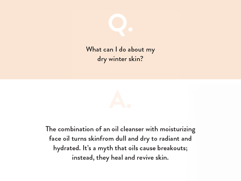 Q + A Template by Cari Hume on Dribbble