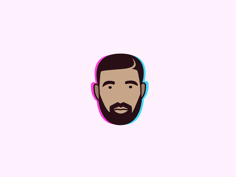 Drake Icon by Erica Lakata on Dribbble