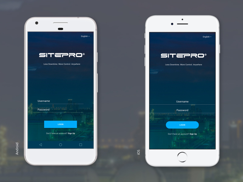 Login Screen Android iOS by Orlando R on Dribbble