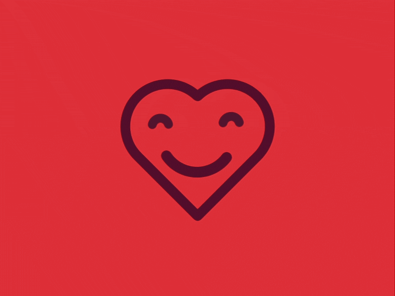 Happy Heart Preloader by Pierce Brantley on Dribbble