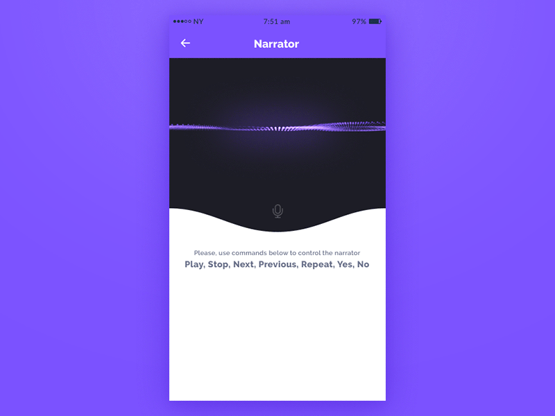 Animated culinary narrator by Andriy Yurchenko on Dribbble