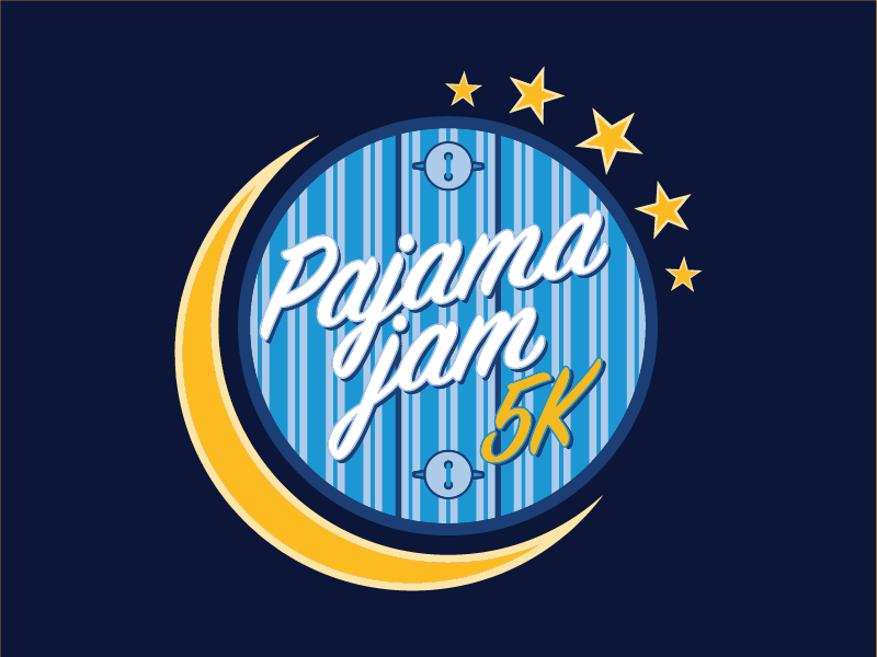 Pajama Jam 5K by Drew Elrick on Dribbble