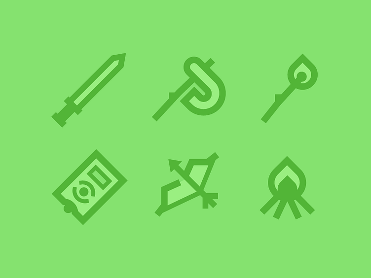 BOTW icons by Elliot Belchatovski on Dribbble