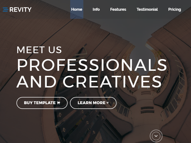 Revity - One & Single Page WordPress Theme by Ninetheme on Dribbble