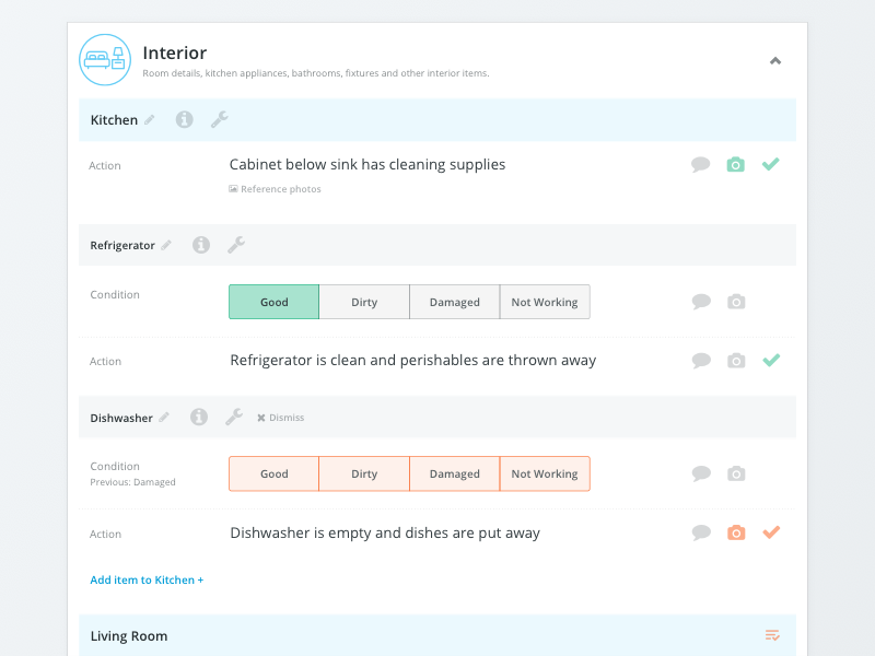 Inspection UI by Michael Weinstein on Dribbble