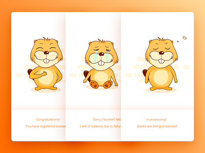 Beaver Cartoon Characters by Sprouts on Dribbble