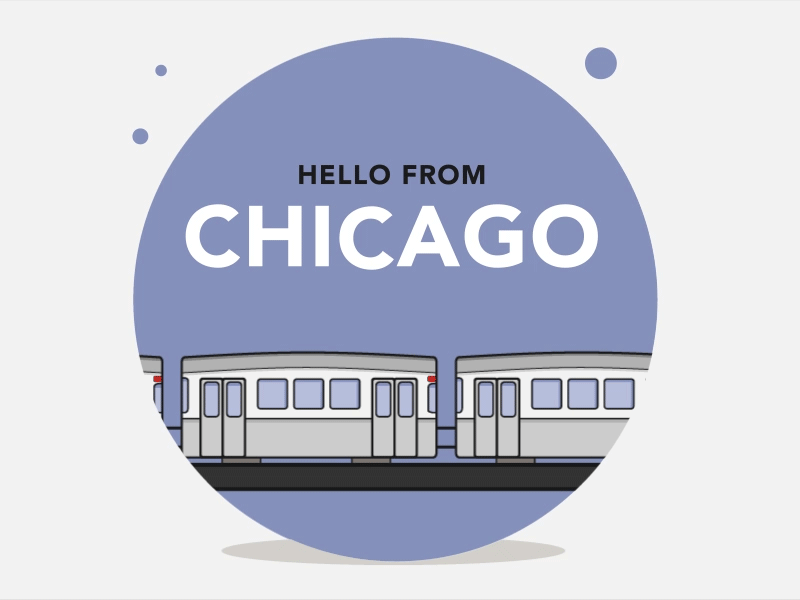 Hello from Chicago by Sadie Teper on Dribbble
