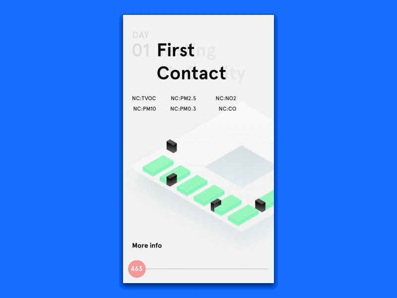 Early prototype for air clean air solution case study by Xue Gu on Dribbble