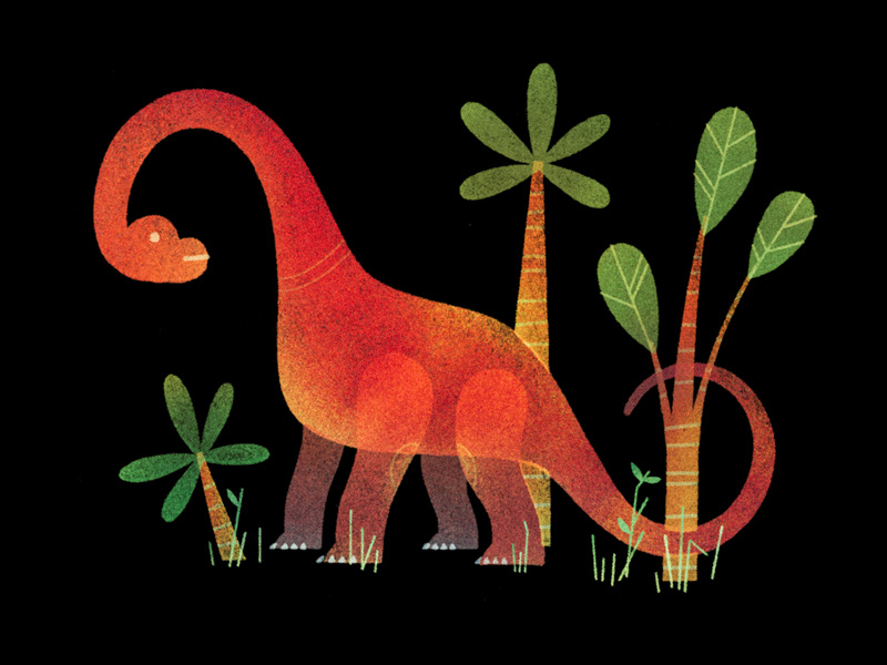 Brachiosaurus by Ryan Peters on Dribbble