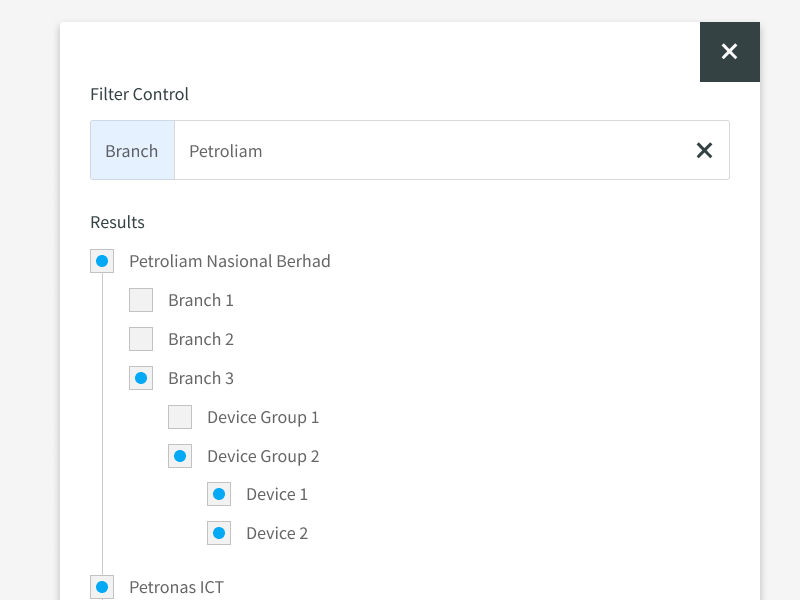 Search Filter Modal by Idraki Muhamad on Dribbble