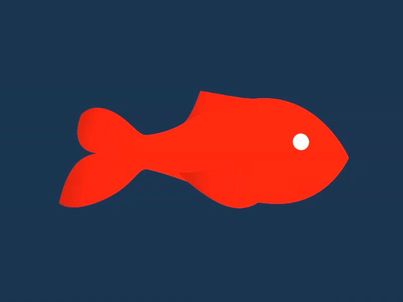 Fish by Crooked Line on Dribbble