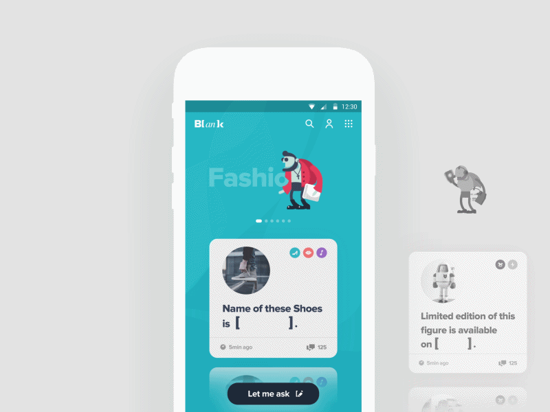 Blank Card Swipe Interaction by Jaejin Bong on Dribbble