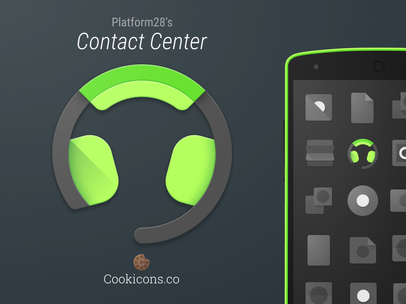 Plaform 28: Contact Center Icon by Cookicons on Dribbble