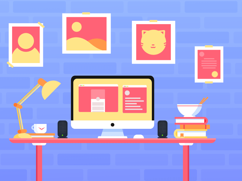 Workspace by kaeveo on Dribbble