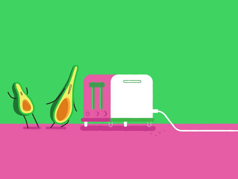 Browse thousands of Avocado Gif images for design inspiration | Dribbble