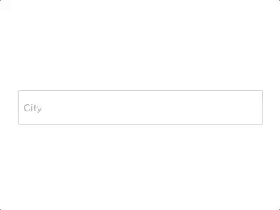 Floating label input field by Jim Zarkadas for 6yards on Dribbble