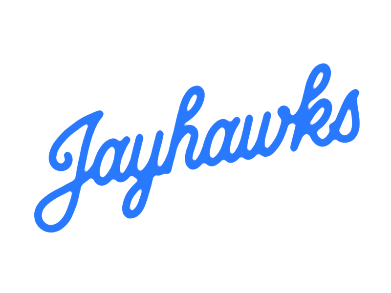 Kansas Jayhawks Script by Jarred Kolar on Dribbble