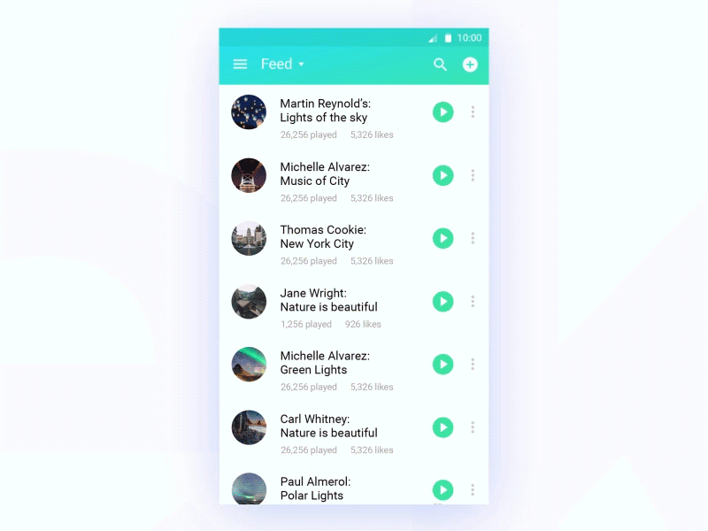 Animation of recording sound - Android app by Stano Bagin on Dribbble