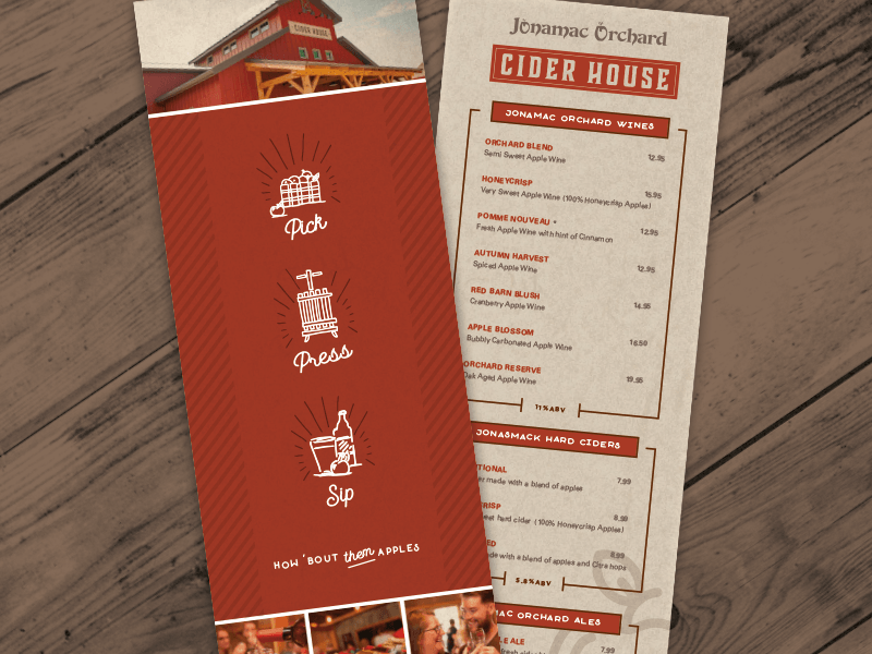Cider House Menu by Jess Dempsey on Dribbble