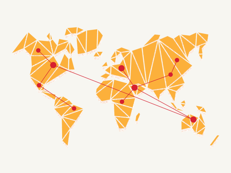 Browse thousands of World Map Gif images for design inspiration | Dribbble