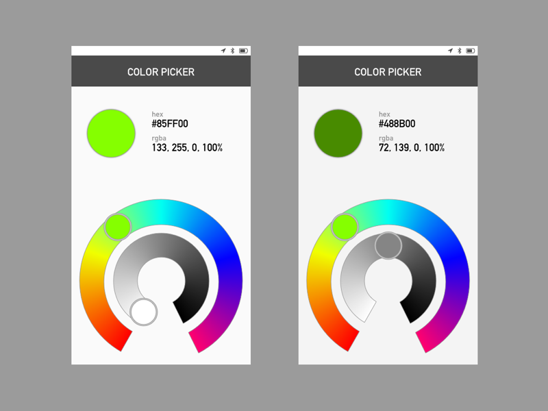 Color Picker by Mauricio Dumet on Dribbble