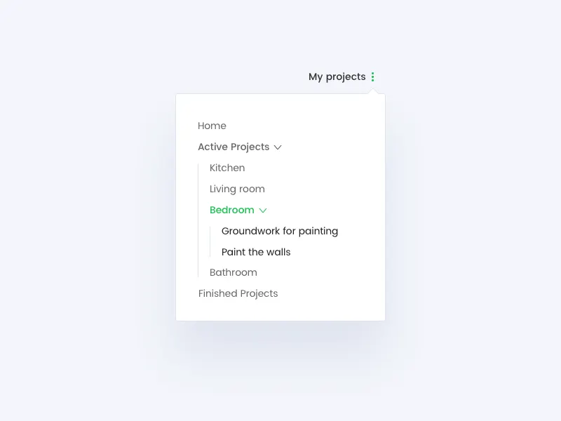 Browse thousands of Multi Level Dropdown images for design inspiration ...