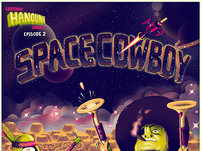 Space Cowboy poster by Croyal on Dribbble