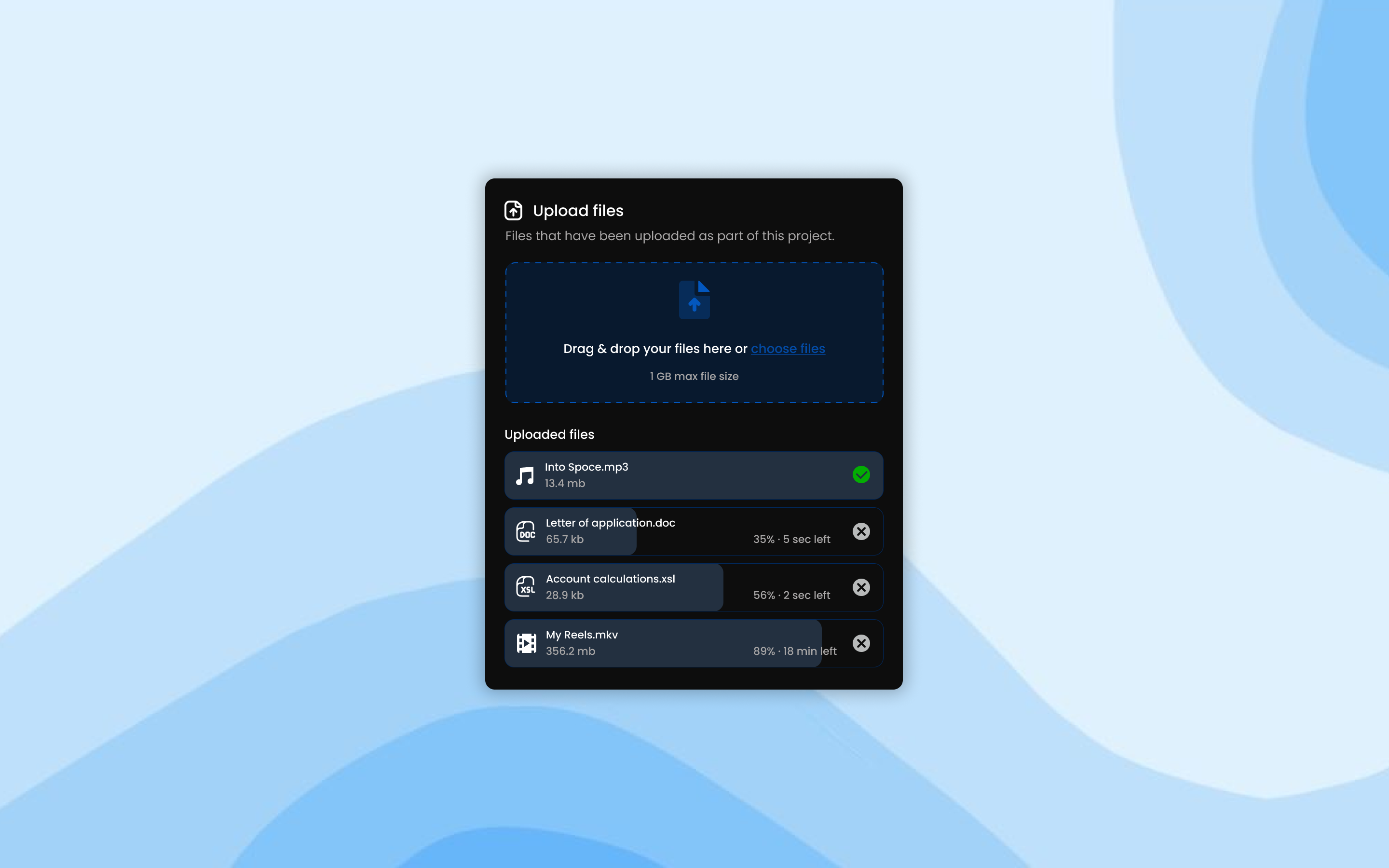 Daily UI Challenge 031 - File Upload by Omoigui Collins on Dribbble