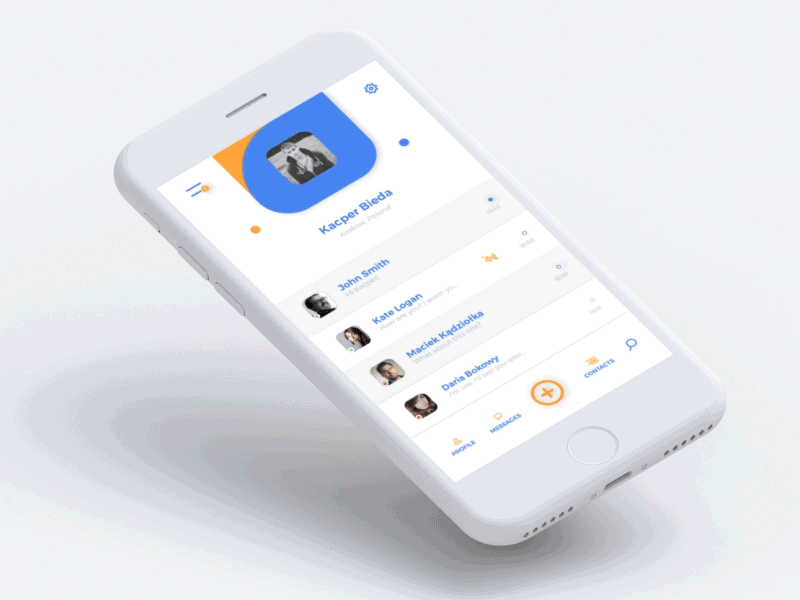 My Chat Animation by Kacper Bieda on Dribbble