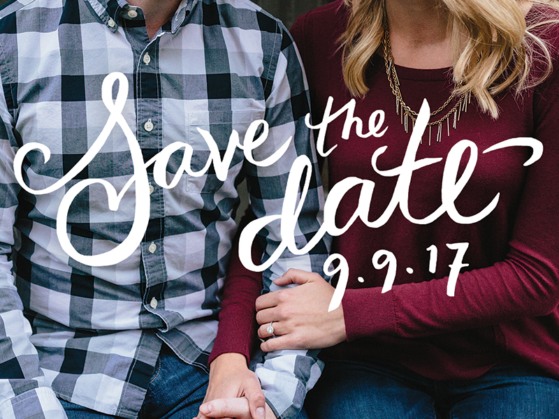 save the date by Emily Wisser on Dribbble